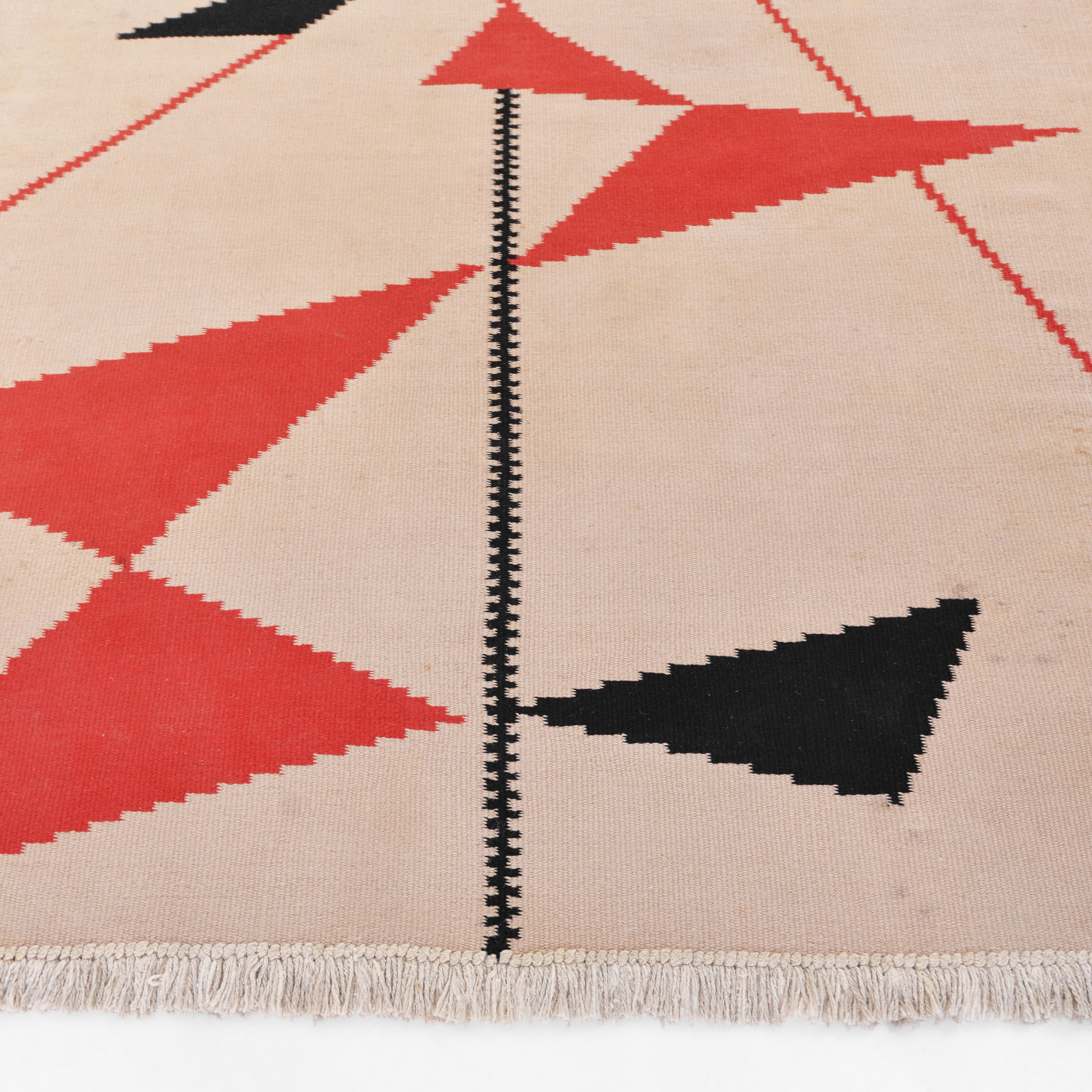MODERN XX/ Mid-Century - Flachgewebter Teppich/ Flat-woven rug, 1950